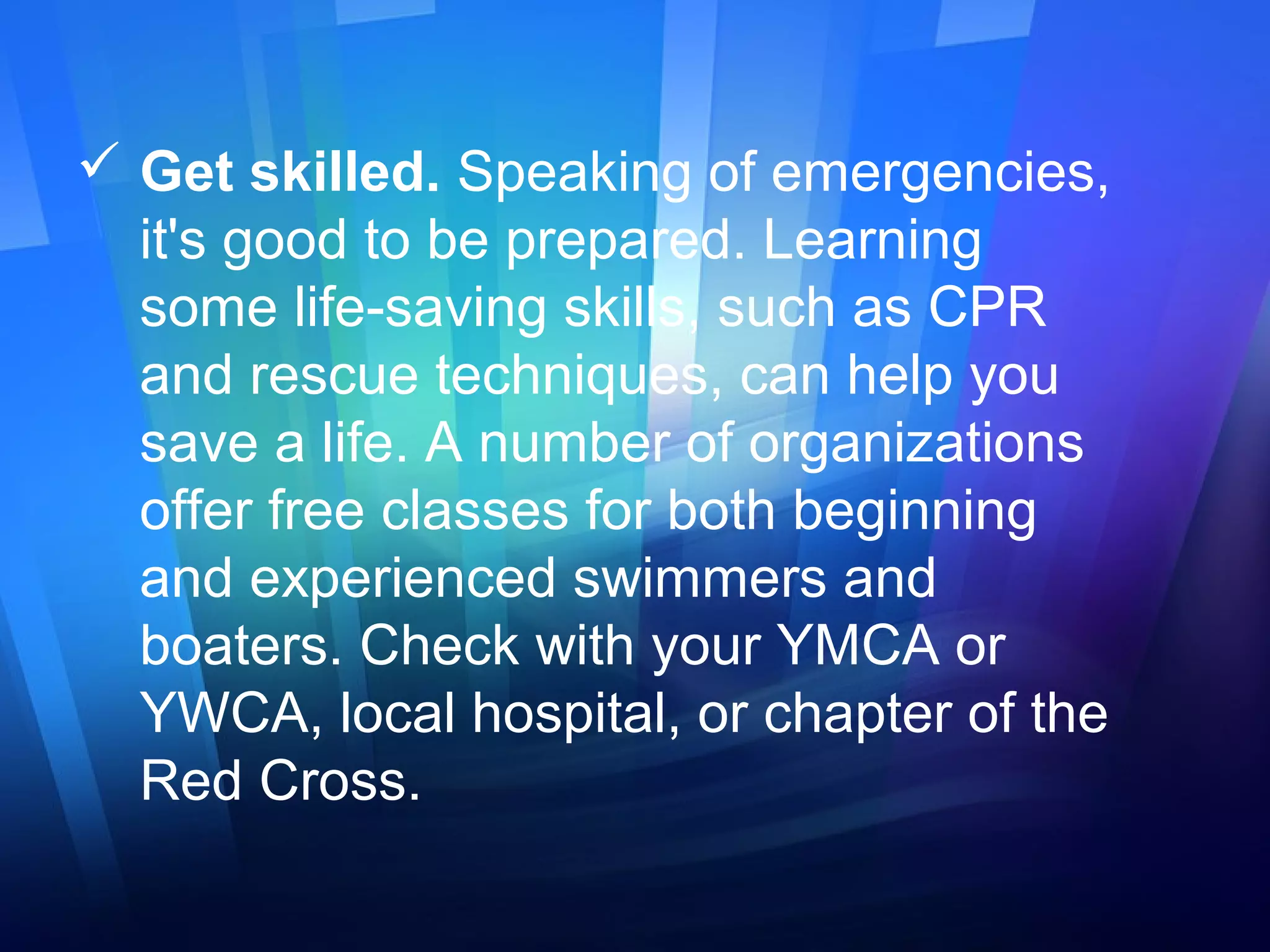 Basic water safety tips | PPT