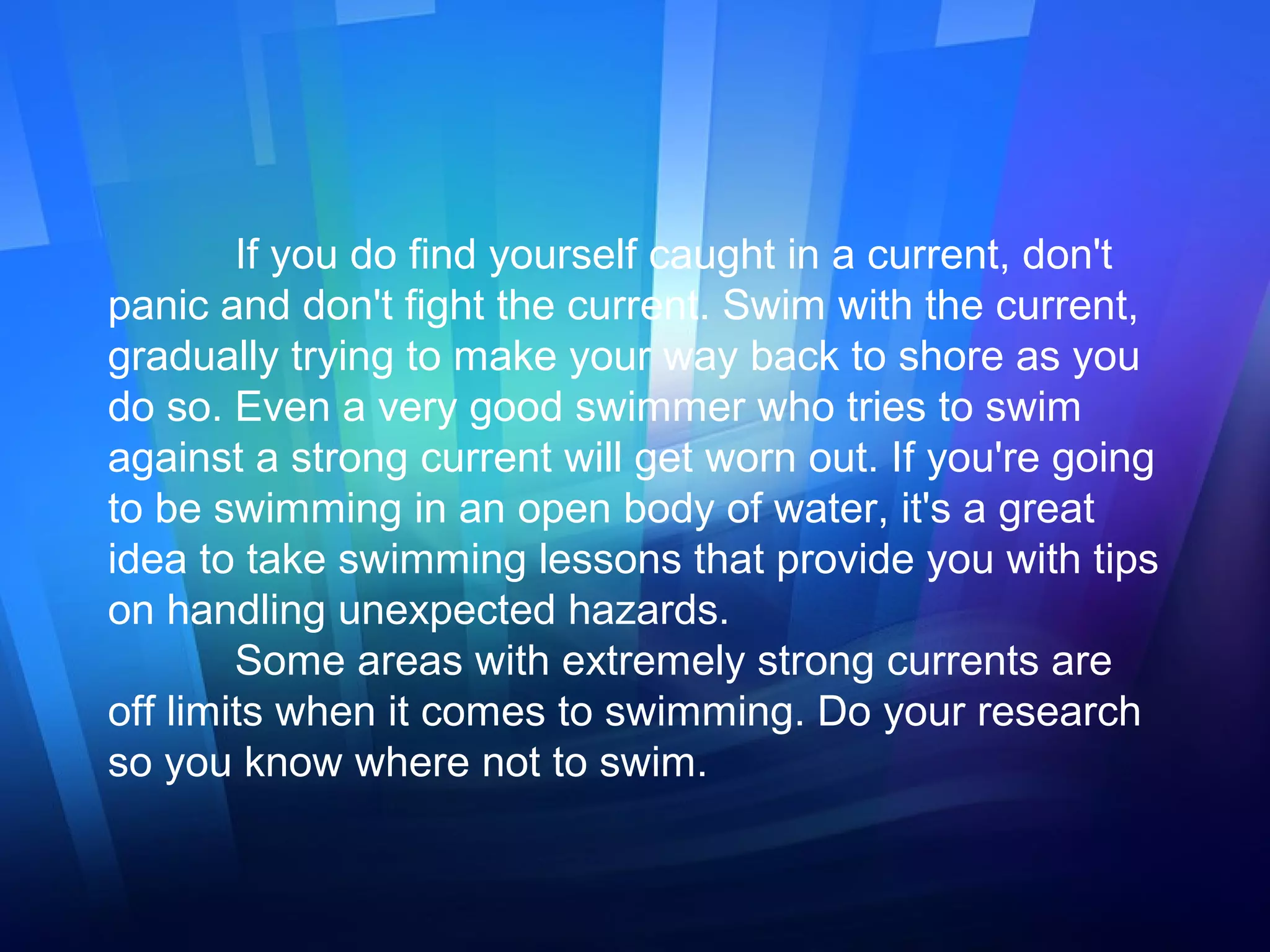 Basic water safety tips | PPT