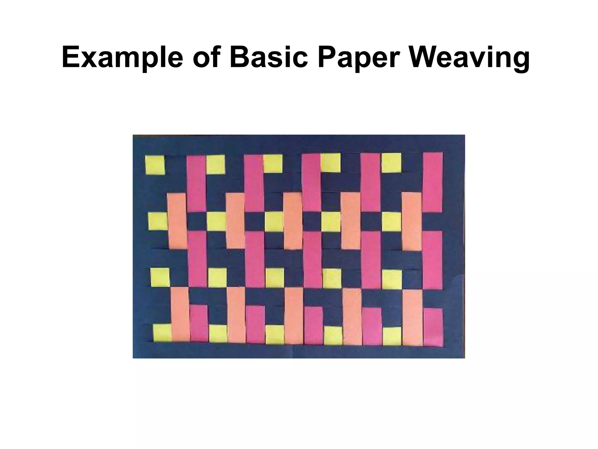 Basic weaving | PPSX