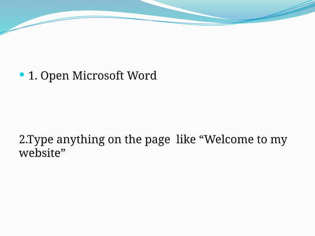 BASIC WEB PAGE CREATION powerpoint presentation | PPTX