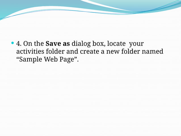 BASIC WEB PAGE CREATION powerpoint presentation | PPTX
