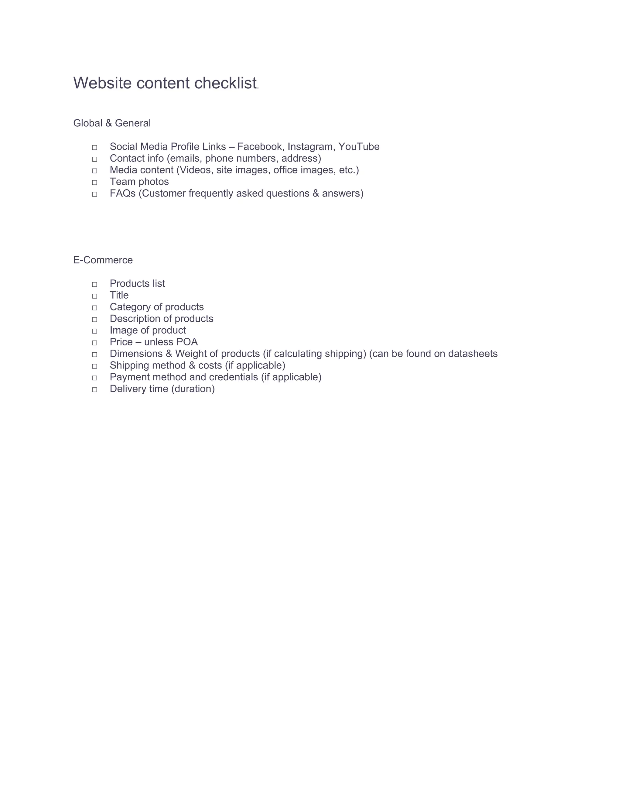 Basic Website content checklist.pdf