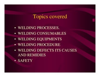 Learning of basic welding for beginner and expert | PDF