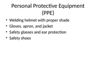basic_welding_power point presentation_. | PPTX