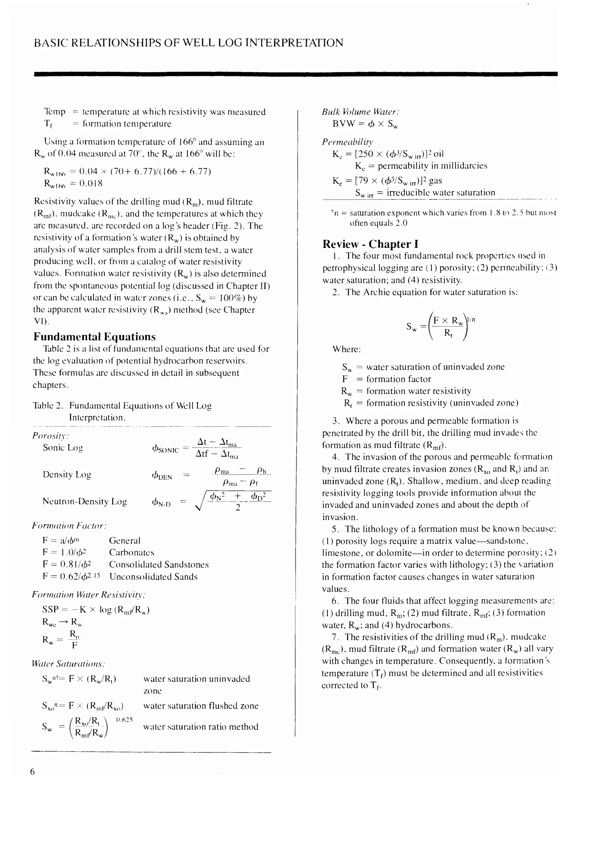 Basic well log analysis for geologist george asquith, aapg | PDF