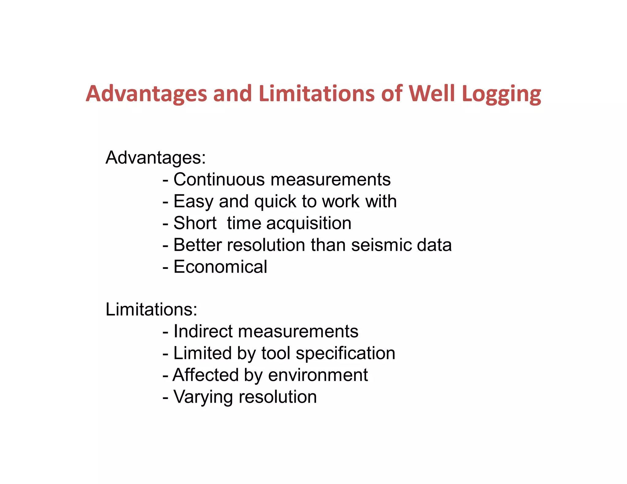 Basic well logging design | PDF