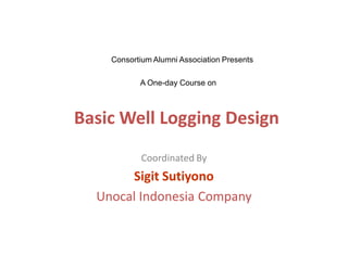 Basic well logging design | PDF