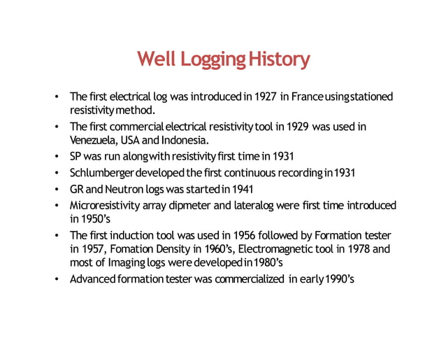 Basic Well Logging Design.pdf | Geology | Science