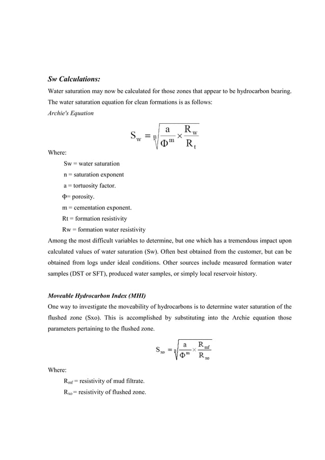 Basic well log interpretation | PDF | Geography | Science
