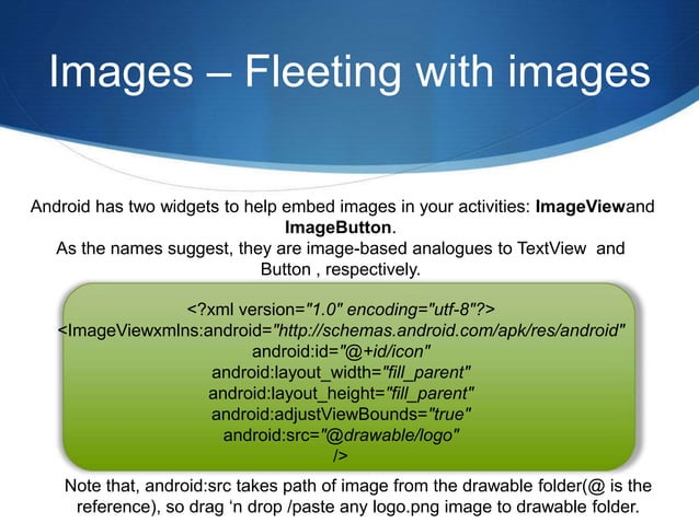 Android Tutorials : Basic widgets | PPT