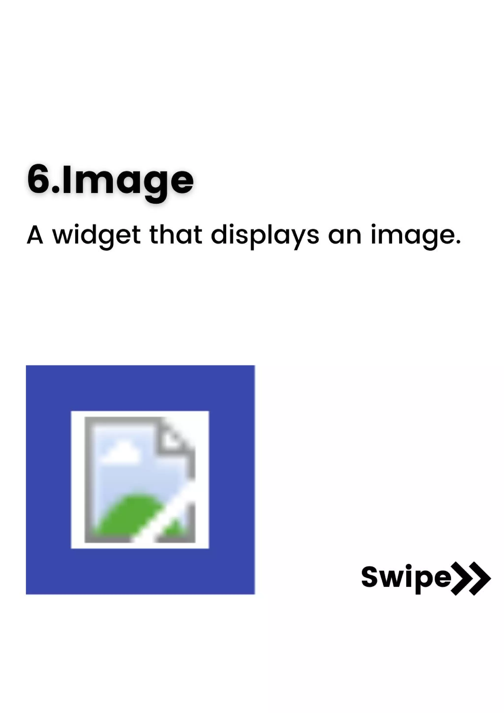 Basic widgets for flutter | PDF