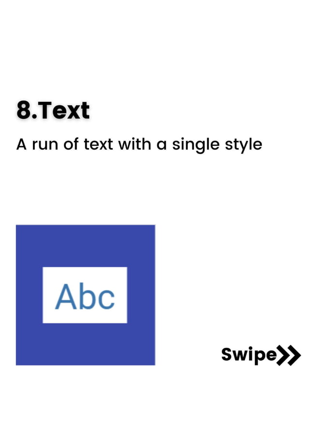 Basic widgets for flutter | PDF