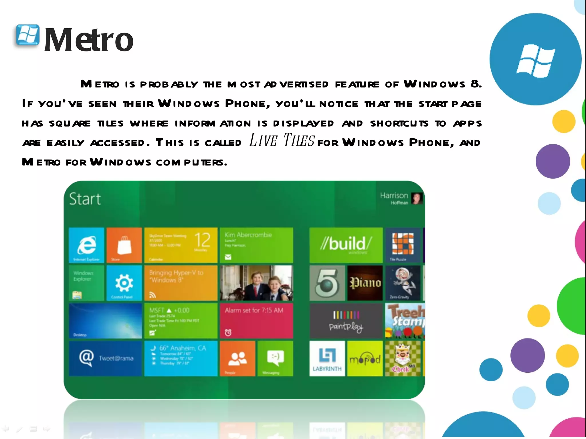 Basic Windows 8 Interface | PPT