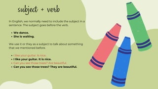 how to use the basic word order in english.pdf