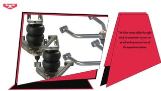 Basic Working Principles of Air Suspension System | PPTX