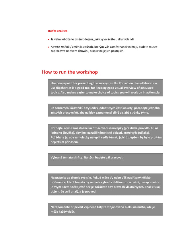 Basic workshop communication rules | PDF