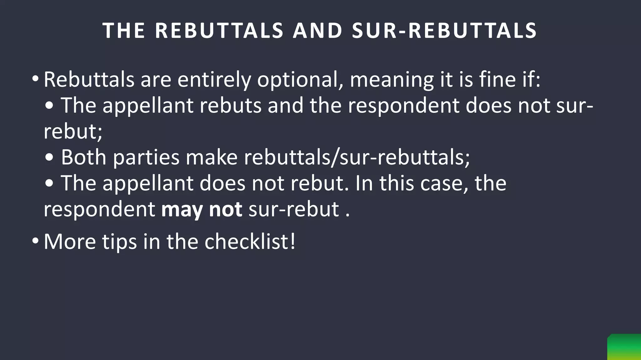 Basics of Mooting in Law School | PPTX