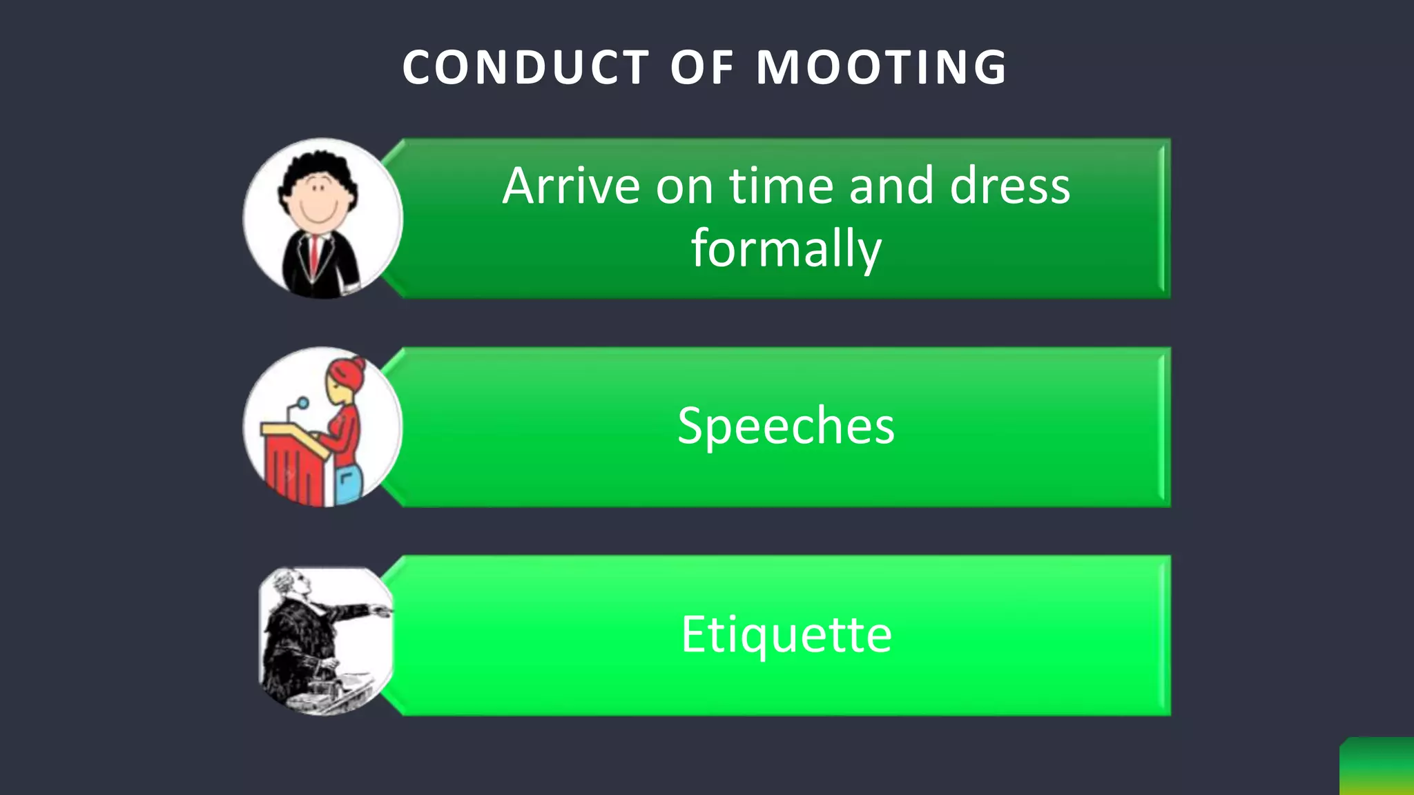 Basics of Mooting in Law School | PPTX