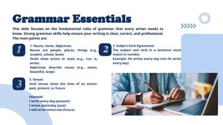 BASIC WRITING SKILLS 1.pptx This presentation is about Basic writing ...