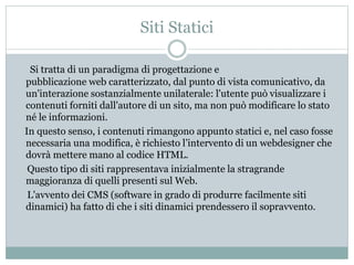 Basi di progettazione di un sito web | PPT