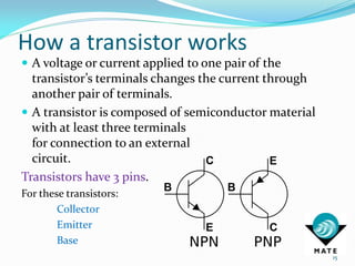 Basi electroni components lecture | PDF