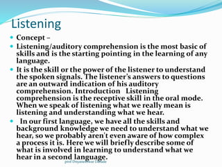 Basik skills of english language | PPTX