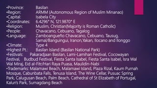 Basilan province | PPTX