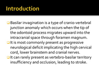 BASILAR INVAGINATION.pptx................ | PPTX