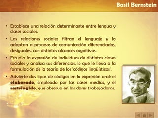 Basil Bernstein | PPT