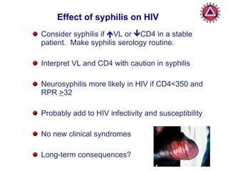 Basil Donovan: Syphilis epidemiology surveillance And HIV interactions ...