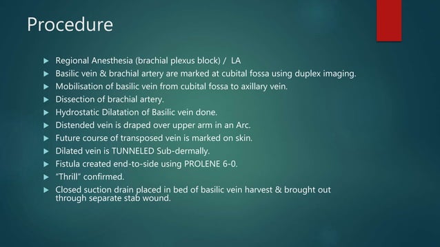 Basilic vein transposition by Dr. Nipun Bansal | PPTX