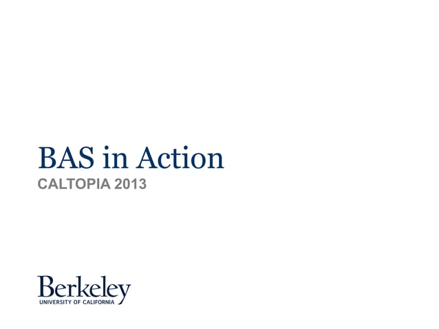 Bas in action caltopia | PDF