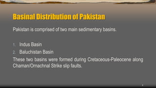 Basinal distribution of Pakistan and Evolution | PPTX