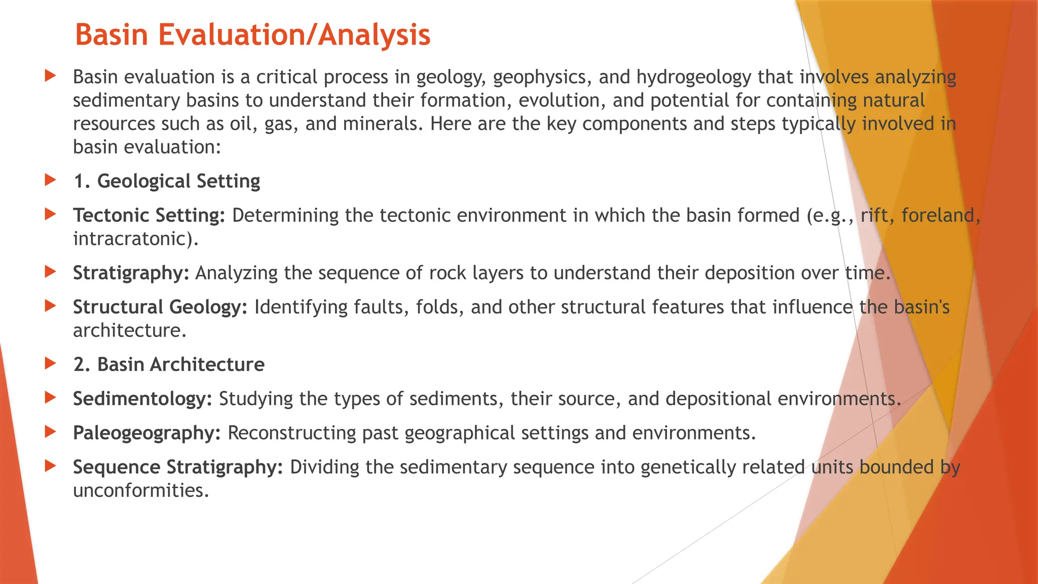 Basin Evaluation and application of various petrophysical logs and ...