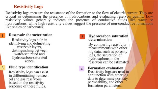 Basin Evaluation and application of various petrophysical logs and ...
