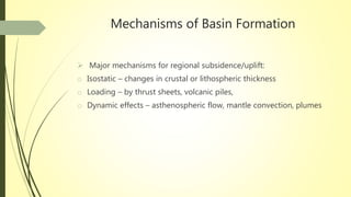 Basin margins and its formation mechanism. | PPT