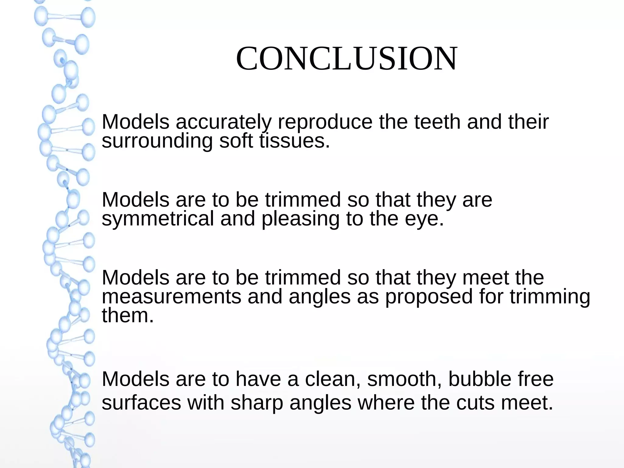 BASING AND TRIMMING OF ORTHODONTIC MODELS | ODP