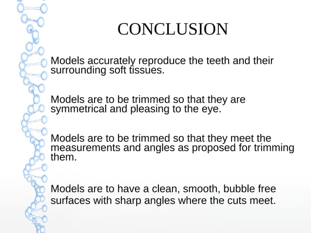 BASING AND TRIMMING OF ORTHODONTIC MODELS | ODP