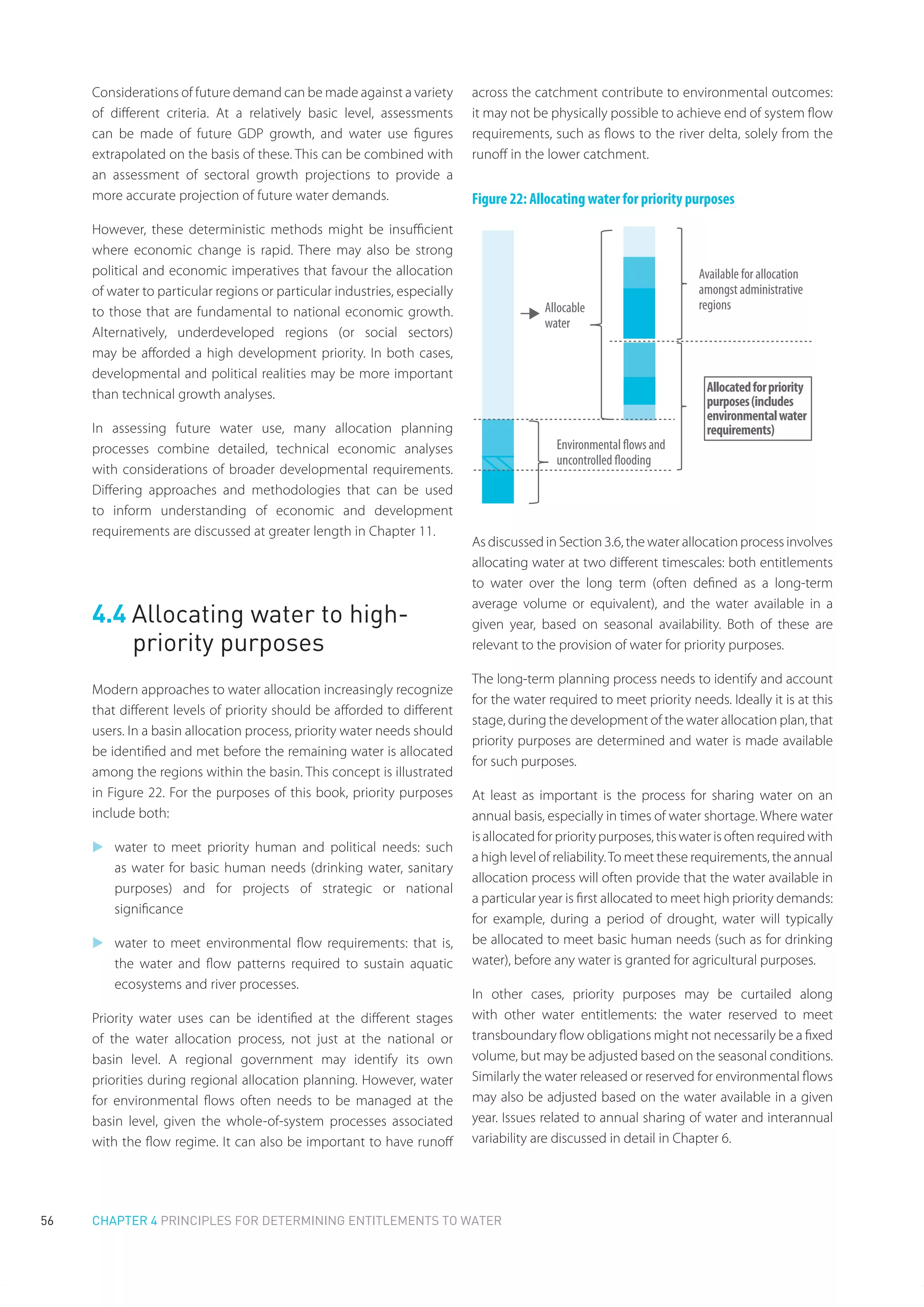 Basin water allocation planning principles, procedures and approaches ...