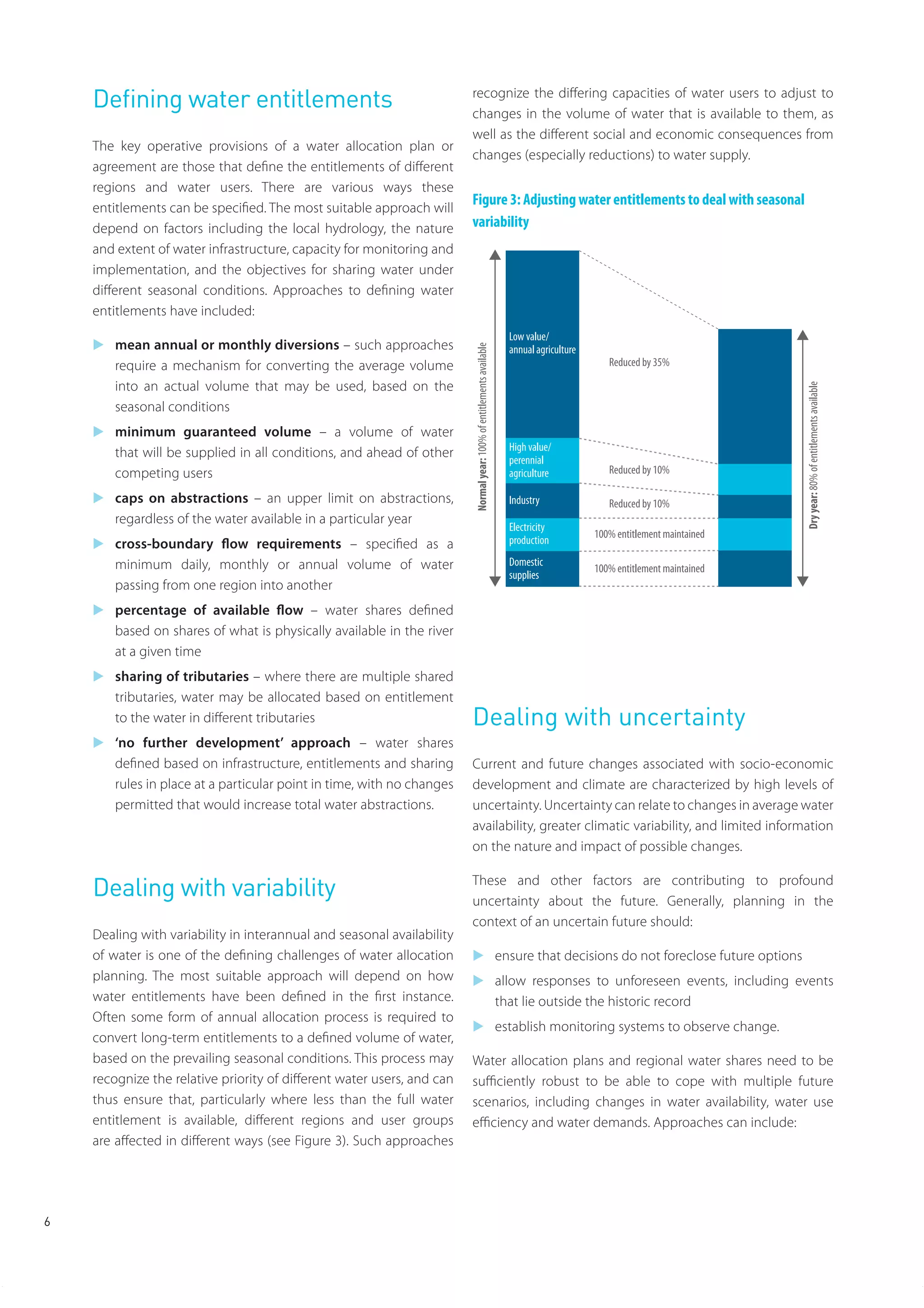 Basin water allocation planning principles, procedures and approaches ...