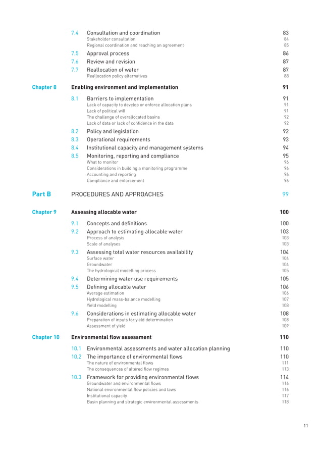 Basin water allocation planning principles, procedures and approaches for basin allocation ...