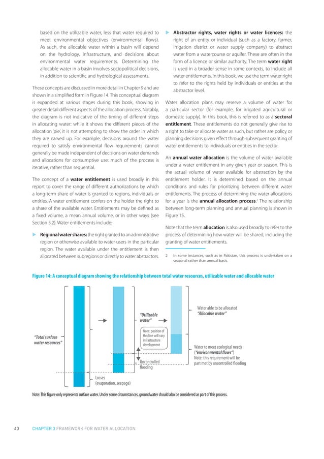 Basin water allocation planning principles, procedures and approaches for basin allocation ...