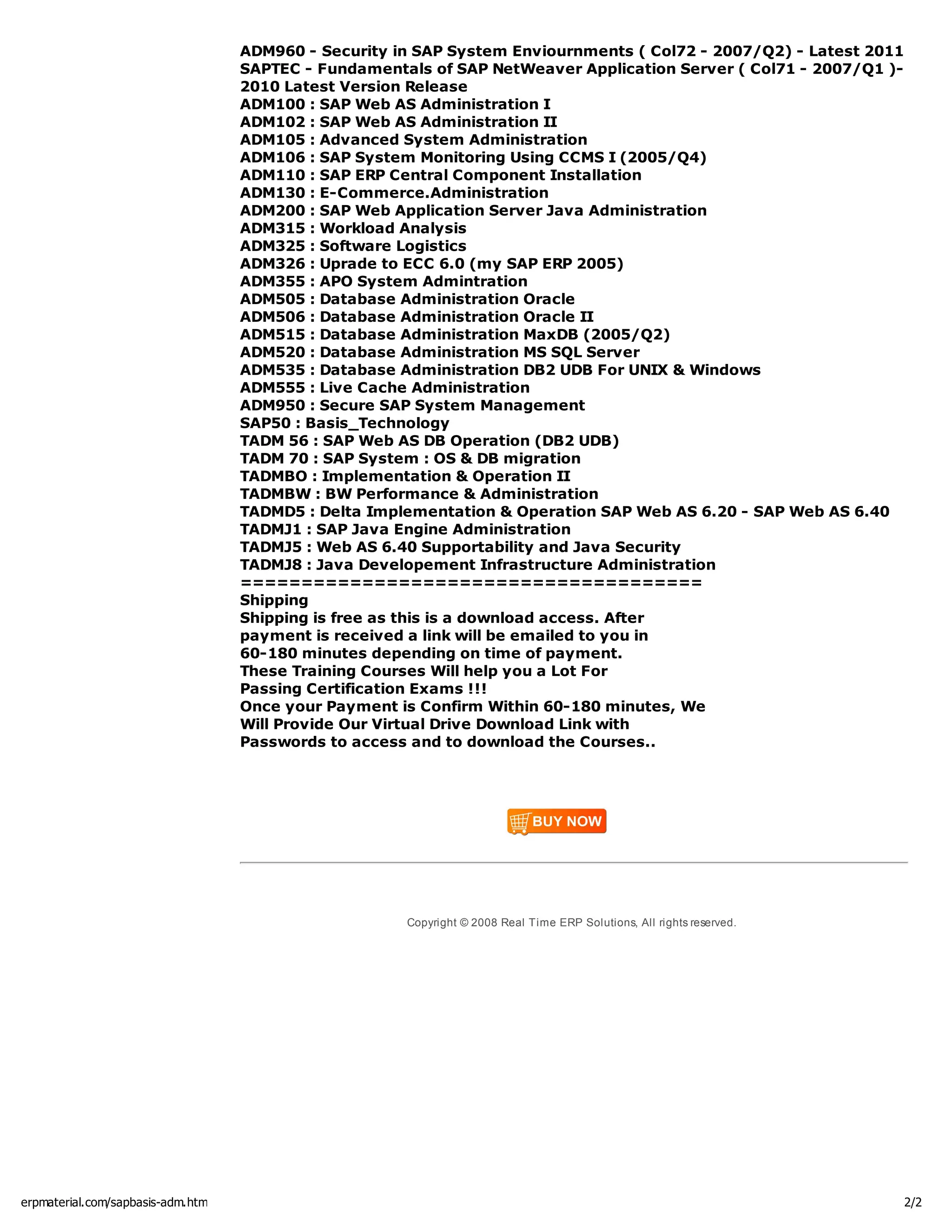 SAP BasisCertification Material | PDF