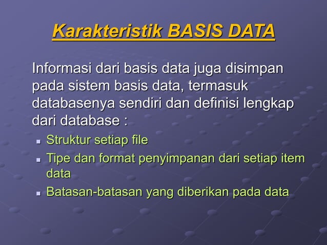 Basis data | PPT
