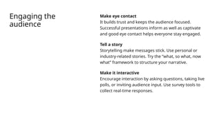 Mastering the Art of Engaging and Impactful Presentations | PPTX