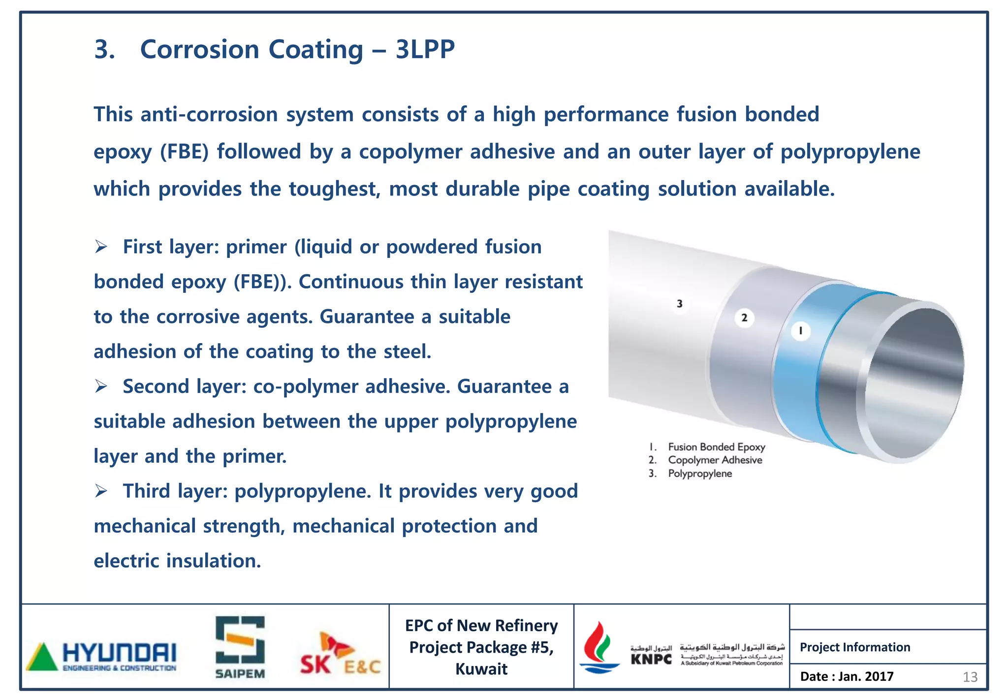 Basis corrosion coating &CP system for pipeline in Oil & Gas Sector | PDF