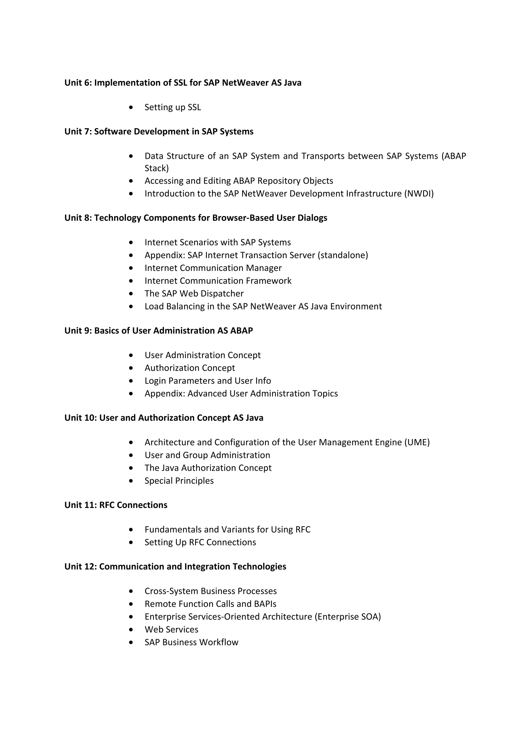 sap basis certification training | PDF