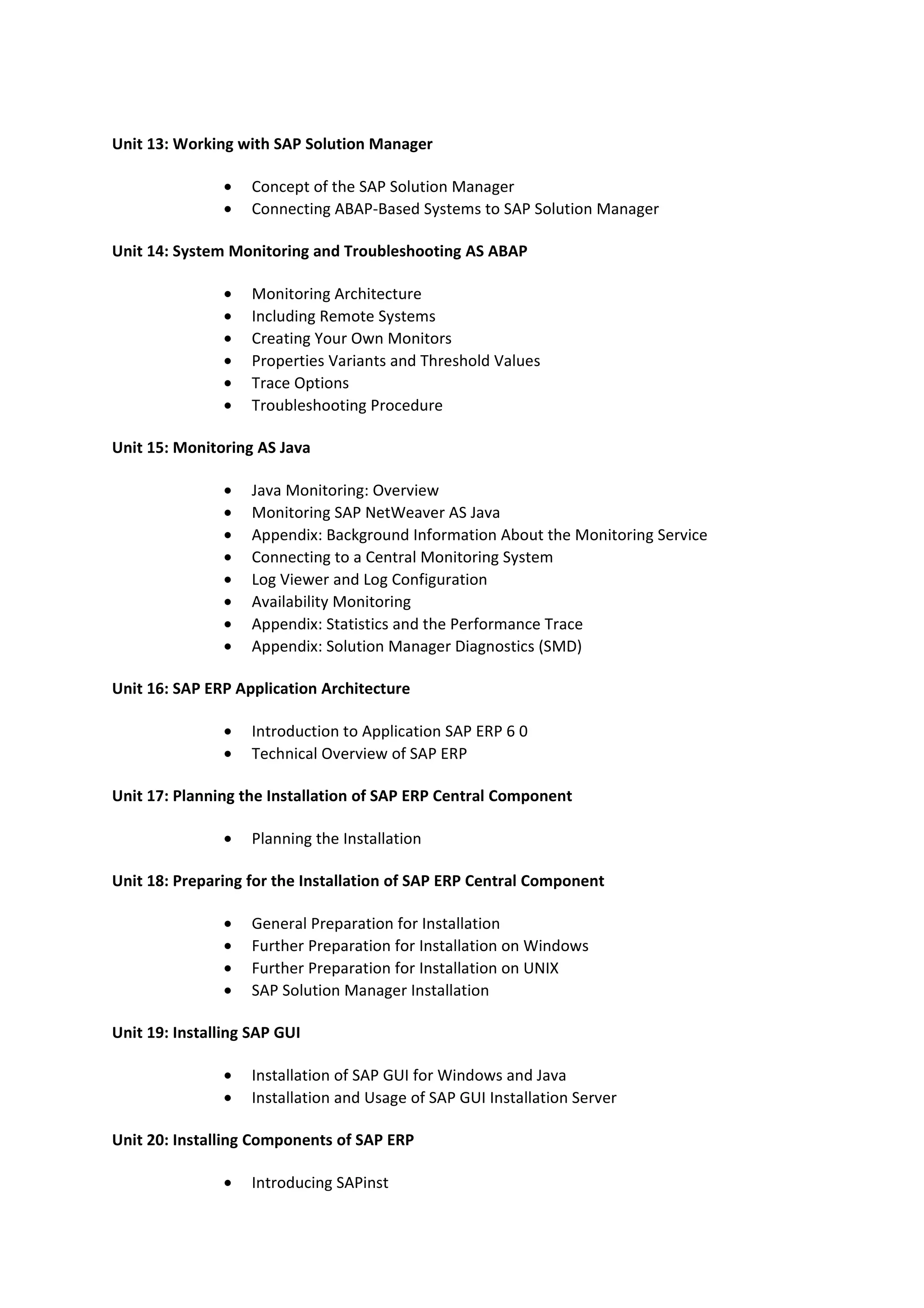 sap basis certification training | PDF