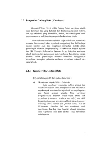 Basis dan Gudang Data [ STMIK ERESHA ] | DOCX
