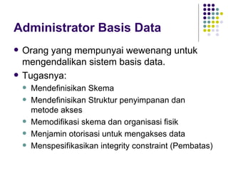 Basis Data | PPT